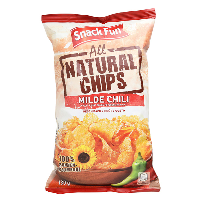 SNACK FUN All Natural Chips, Milde Chili | ALDI-now