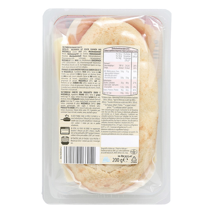 GOOD CHOICE Saltimbocca Panino, Rohschinken mit Mozzarella | ALDI-now