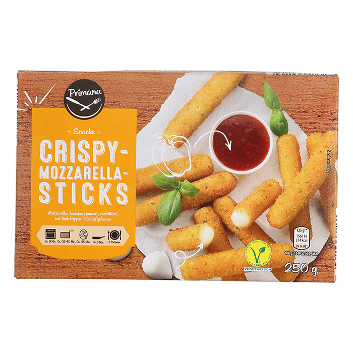 PRIMANA Snackbox, Crispy Mozzarella Sticks | ALDI-now