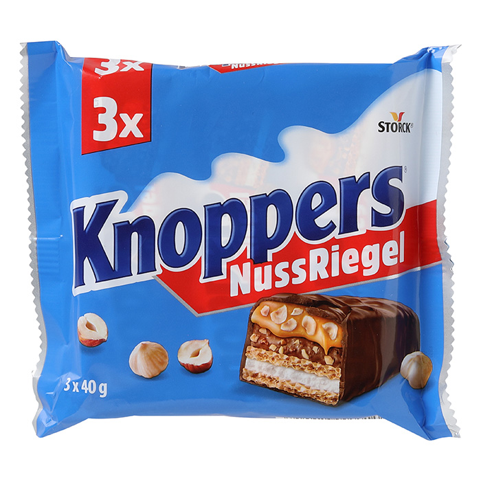 STORCK Knoppers barres aux noisettes, pack de 3 | ALDI-now