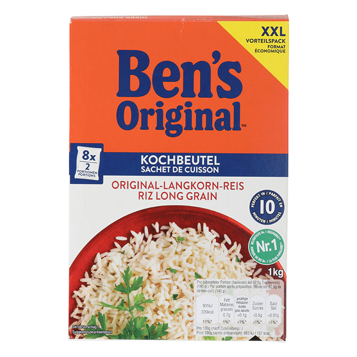 BEN'S ORIGINAL Riz long grain en sachets de cuisson | ALDI-now